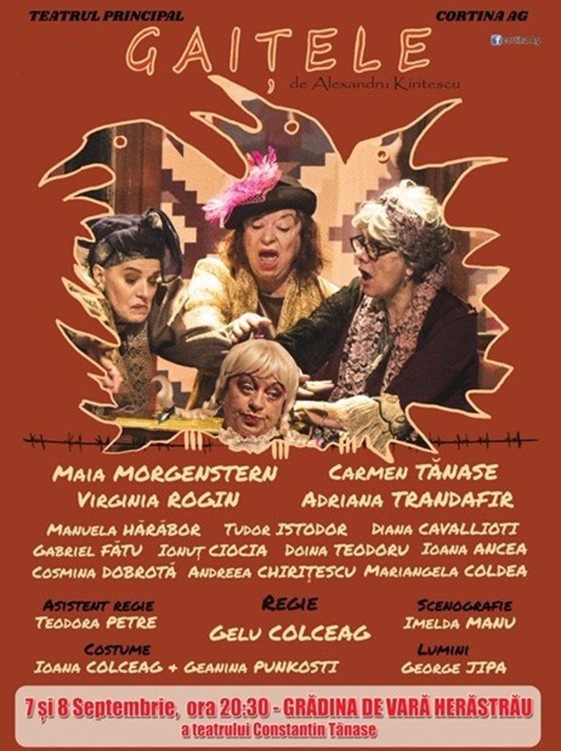 Bilete la piesa de teatru Gaitele
