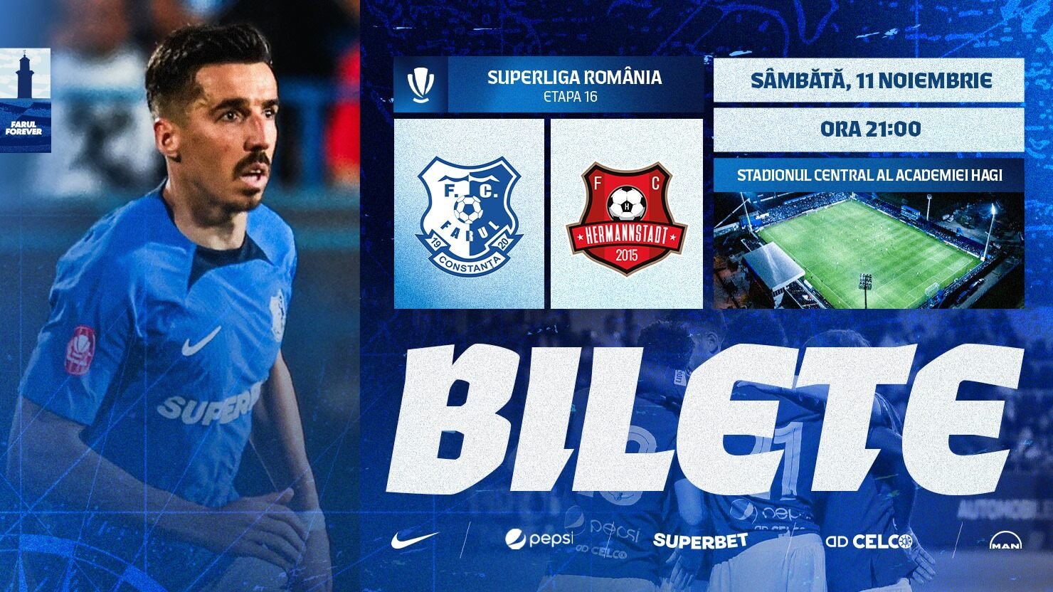 Farul Constanta - FC Hermannstadt - 11 nov 2023