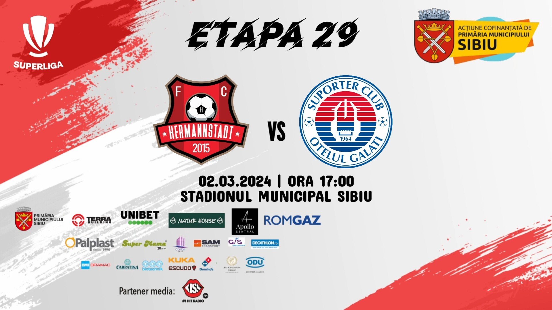 FC Hermannstadt - Otelul Galati - 02 mar 2024