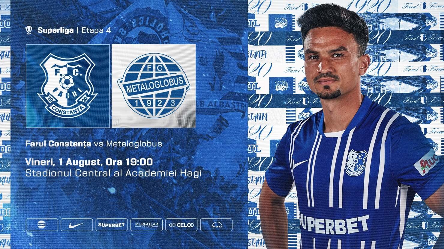 Superliga - Etapa 4 - Farul Constanta vs FC Metaloglobus - 01 aug 2025
