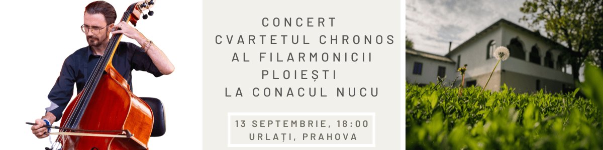 Concert Cvartetul Chronos al Filarmonicii Ploiești la Conacul Nucu