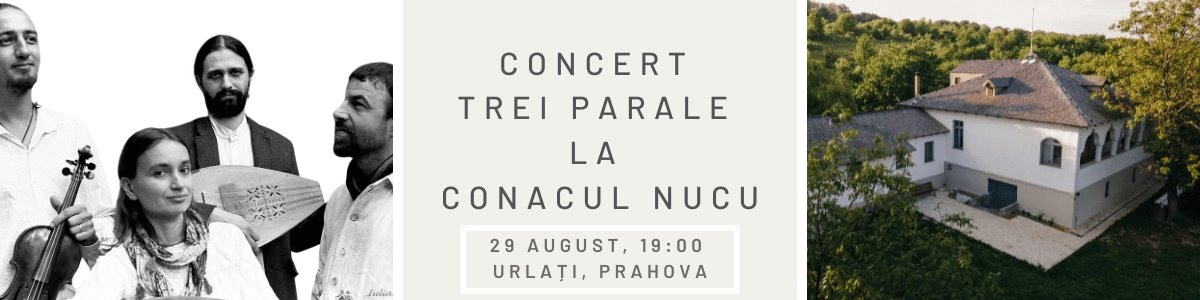 Concert Trei Parale la Conacul Nucu