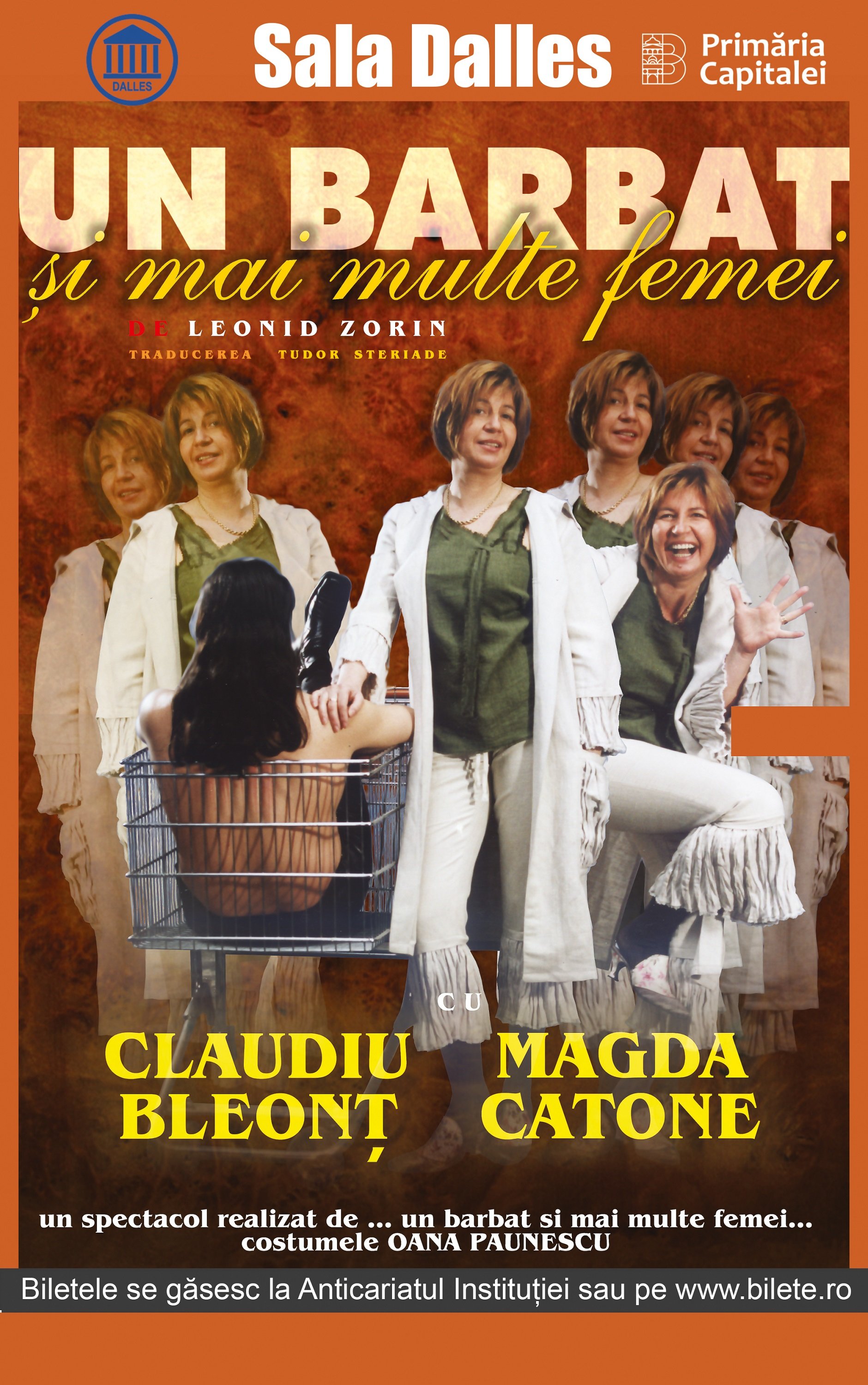 Un barbat si mai multe femei